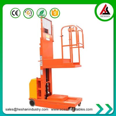 Low Level Electric Order Picker Self Propelled Mini Pickup Truck Man Lift