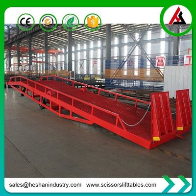 10 Ton 12 Ton Hydraulic Loading Dock Lift Hydraulic Mobile Forklift Ramp