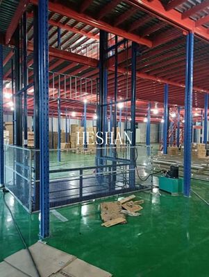 Hydraulic Guide Rail Cargo Lift Vertical Forklift Otis Goods Lift