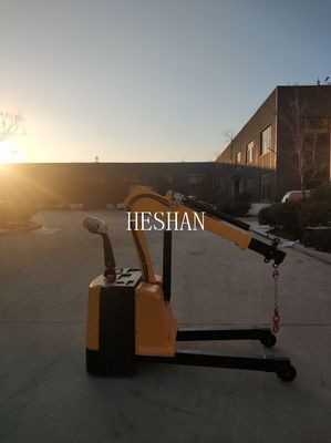 1.2 Ton Mini Electric Floor Crane Adjustable Smart Counterbalance Floor Crane