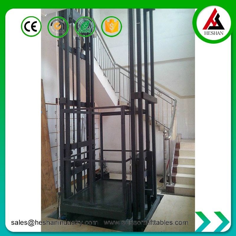 2000lbs Cargo Lift Elevator Hydraulic Workshop Material Lift Platform
