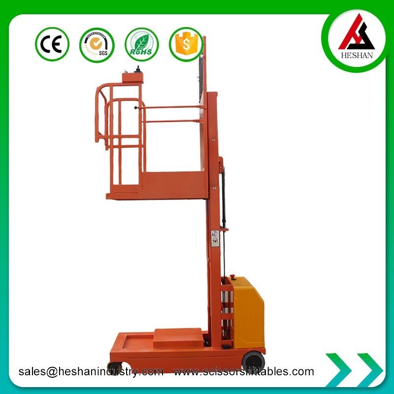 Electric Stock Order Picker 6.5M Order Picking Trucks 200kg Loading ...