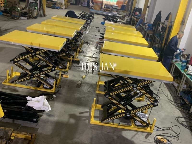 AC Power Hydraulic Table Lifter Scissor Type Lifting Tables Equipment