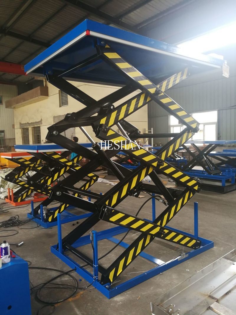 Custom Warehouse 2 Ton Industrial Platform Hydraulic Scissor Lifter Tables