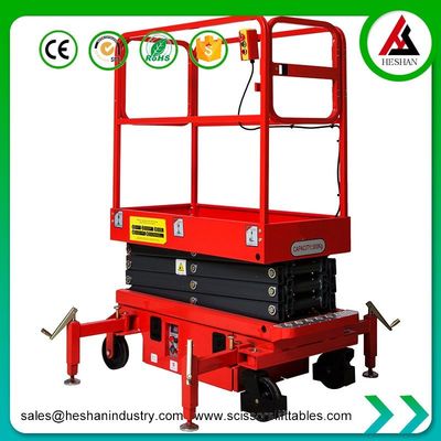 300kg Narrow Aisle Scissor Lift 4.8M Portable Hydraulic Lift Table