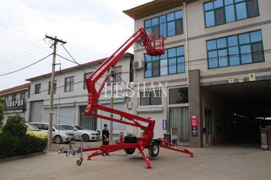 Telescopic Articulated Cherry Picker 16m Electric Towable Access Platform