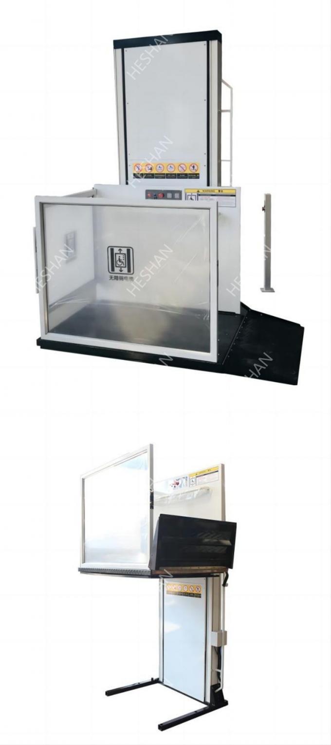 Vertical Wheel Chair Platform Lift Hydraulic For Disabled Handicapped
