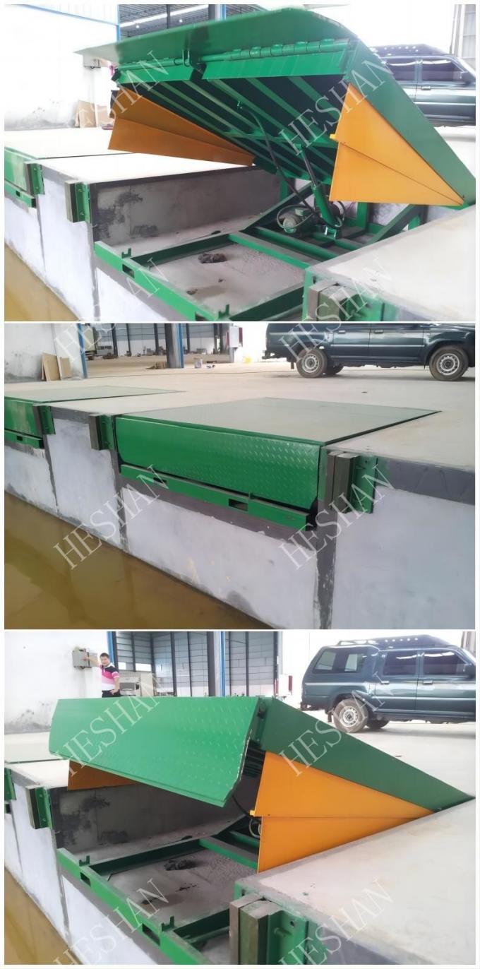 Steel Stationary Loading Dock Leveler Hydraulic Warehouse Dock Equipment