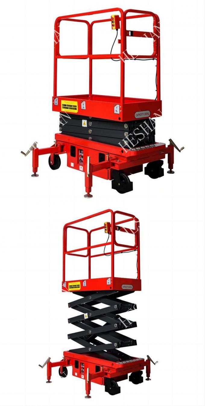 300kg Narrow Aisle Scissor Lift 4.8M Portable Hydraulic Lift Table