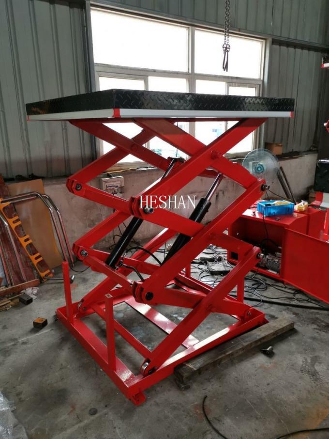 Lightweight Mechanical Scissor Lift Table 3000kg Movable Hydraulic ...