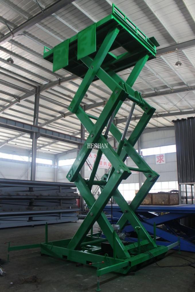 Container Load Heavy Duty Hydraulic Lift Electric Large Scissor Lift ...