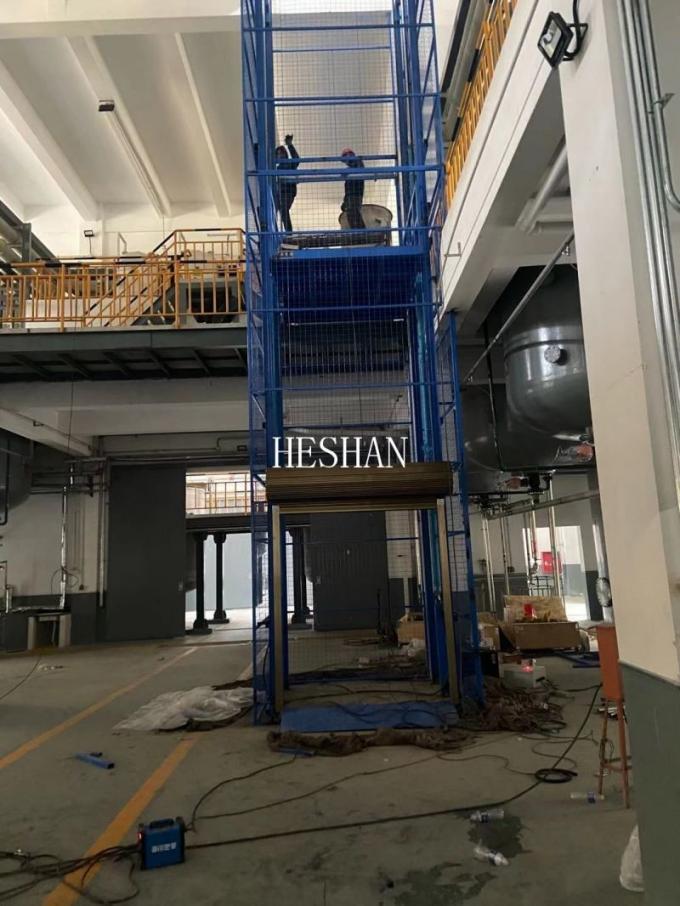 Motorized 4 Ton Hydraulic Freight Elevator Cargo Lift For Home Hotels